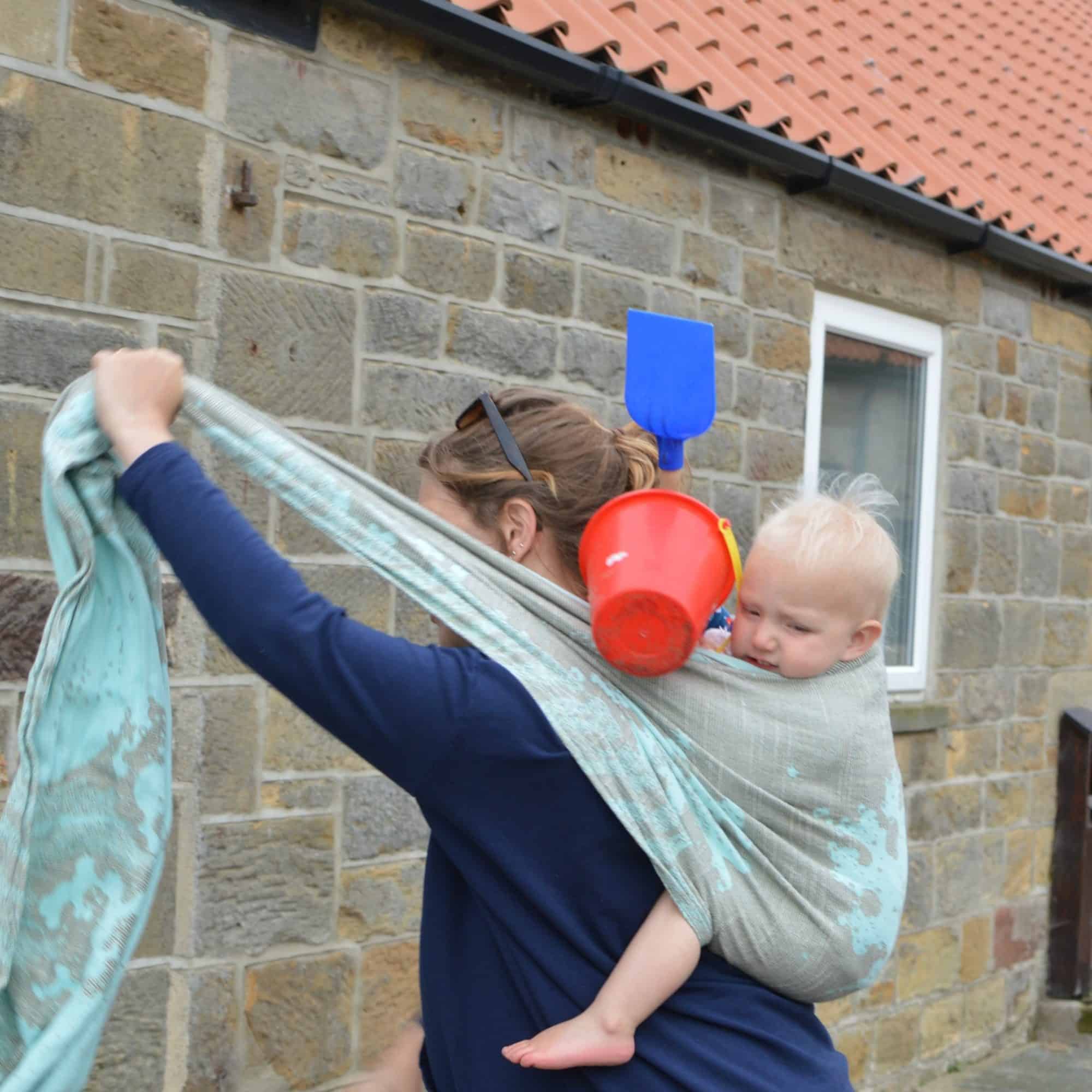 Barnacle Aqua Seafoam ⋆ Firespiral Slings