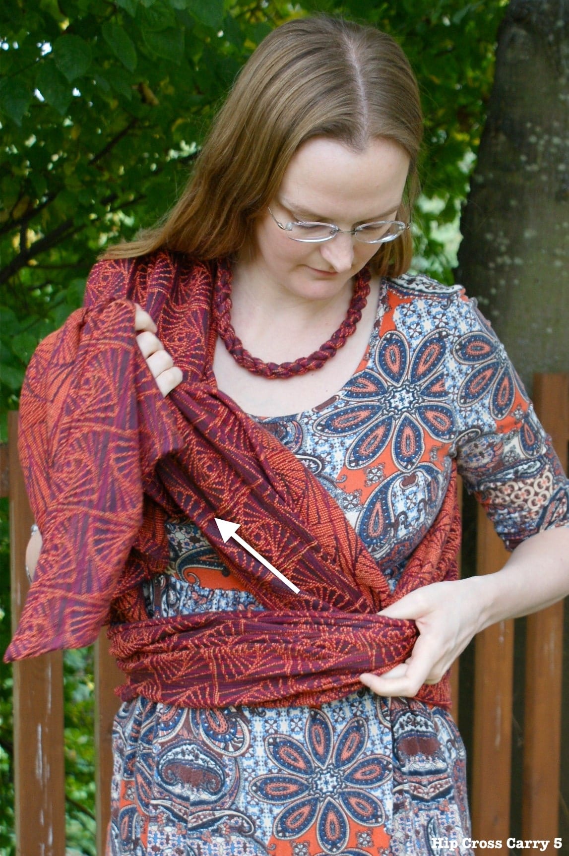 Coolest Hip Cross Carry: Wrapping Tutorial ⋆ Firespiral Slings