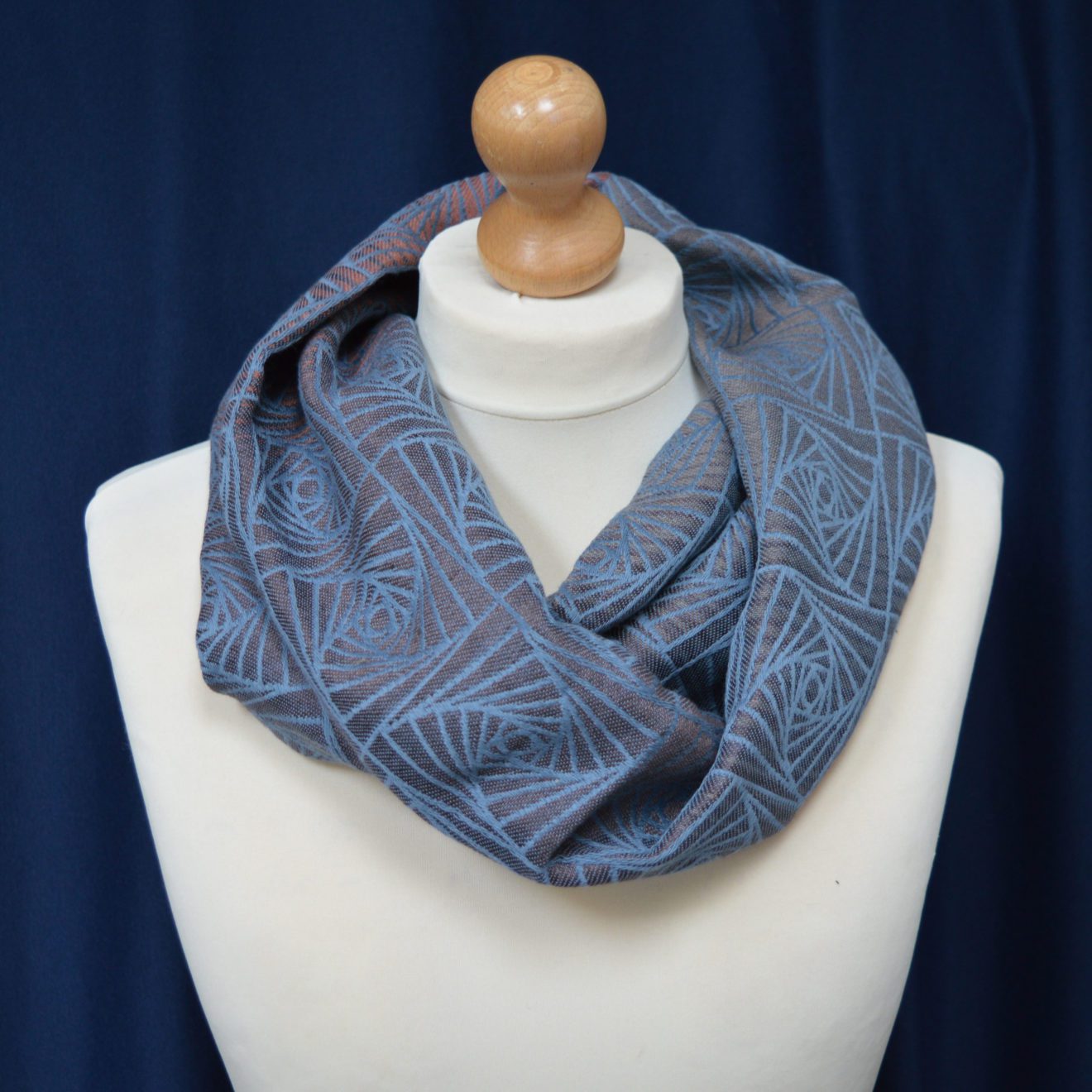 Full Wrap Width Cowl from Enchantress Mercury Gossamer ⋆ Firespiral Slings