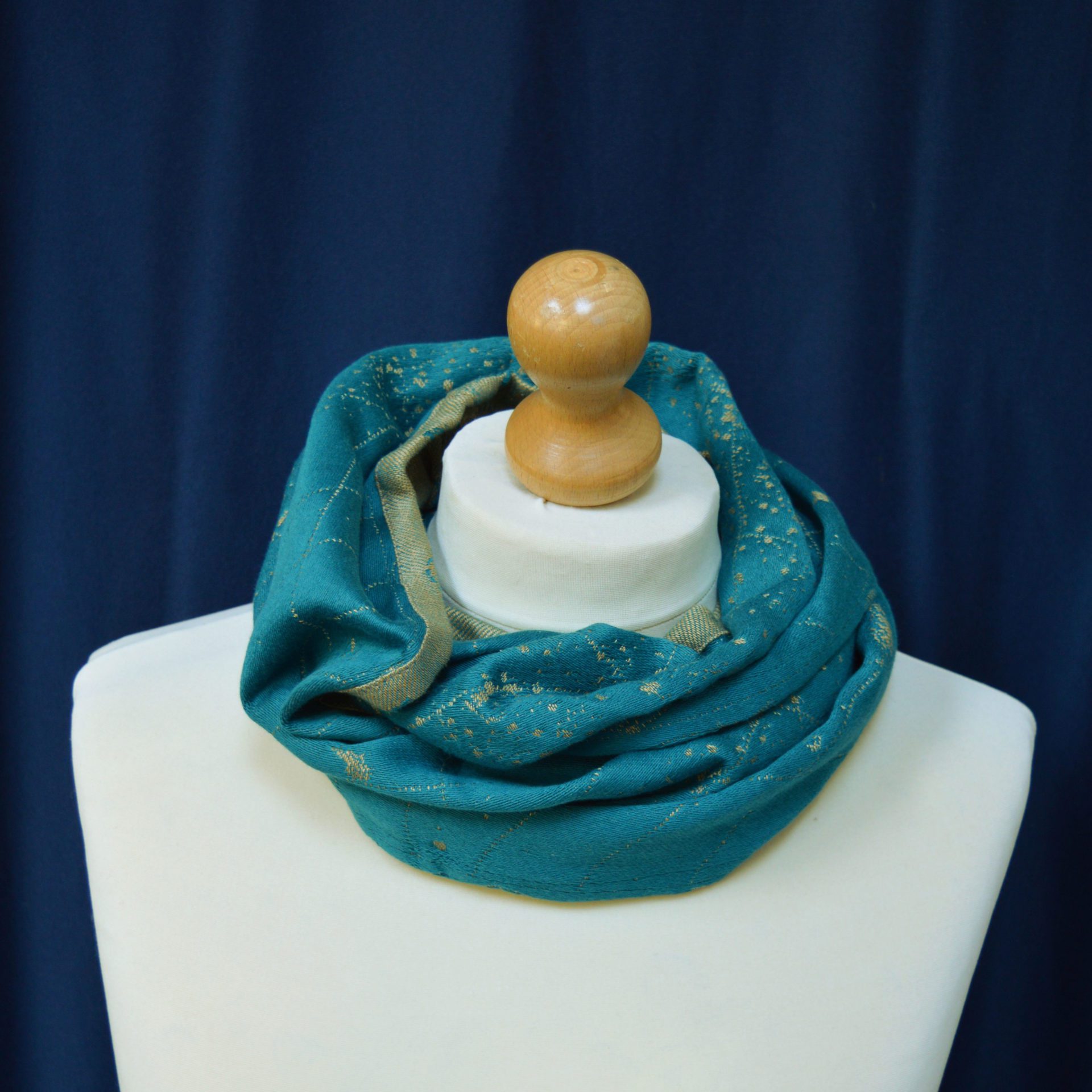 Double Loop Scarf from Halcyon Chryso Starmap ⋆ Firespiral Slings