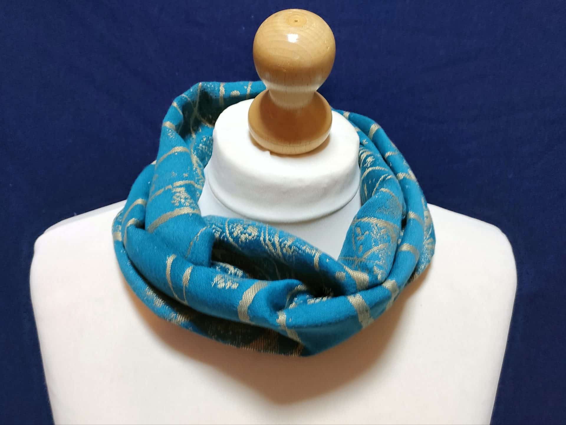 Neck-warmer Cowl from Halcyon Chryso Birch Trees ⋆ Firespiral Slings